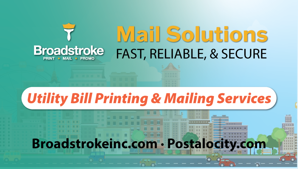 Utility Bill Printing & Mailing Services - Broadstroke, Inc.